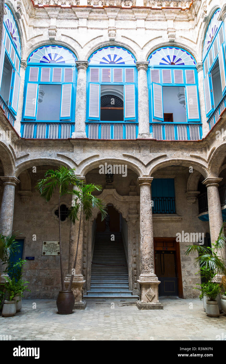 Spanish colonial architecture highlights an interior courtyard in ...