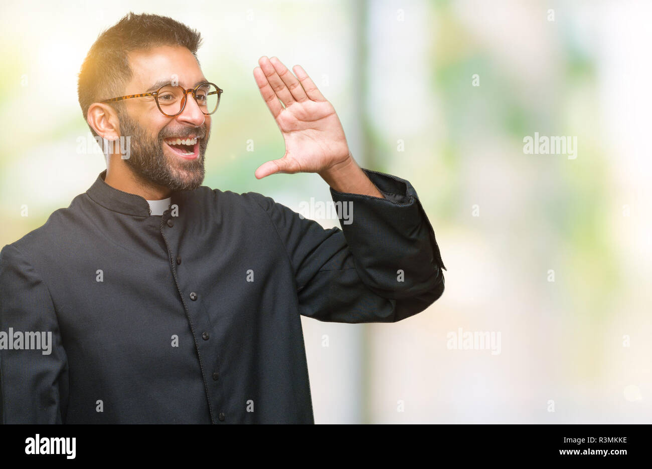 Catholic priest boy talking hi-res stock photography and images - Alamy