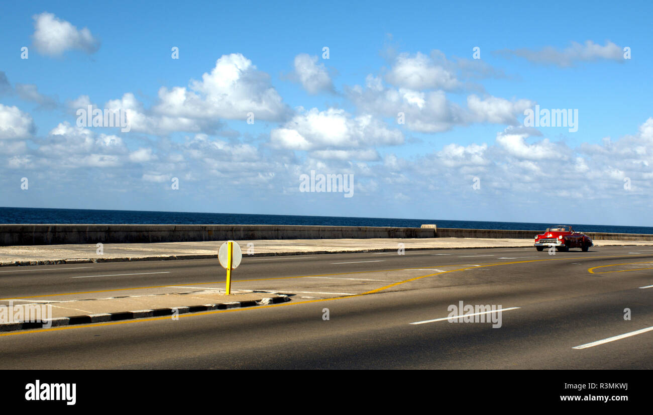 Havana, Cuba. Malecon highway Stock Photo - Alamy