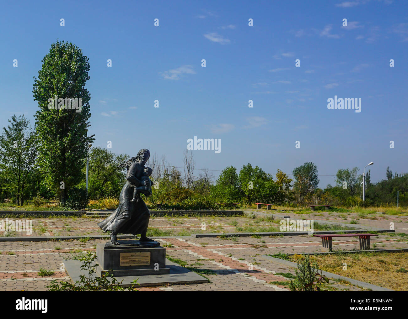 Yerevan Tsitsernakaberd Armenian Genocide Memorial Complex Mother ...
