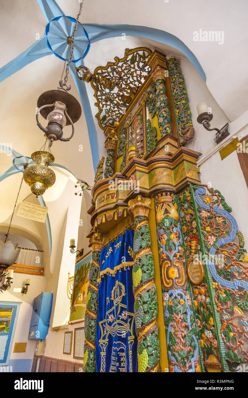 Torah Ark Ashkenazi Ari Synagogue Safed Tsefat Israel Synagogue ...