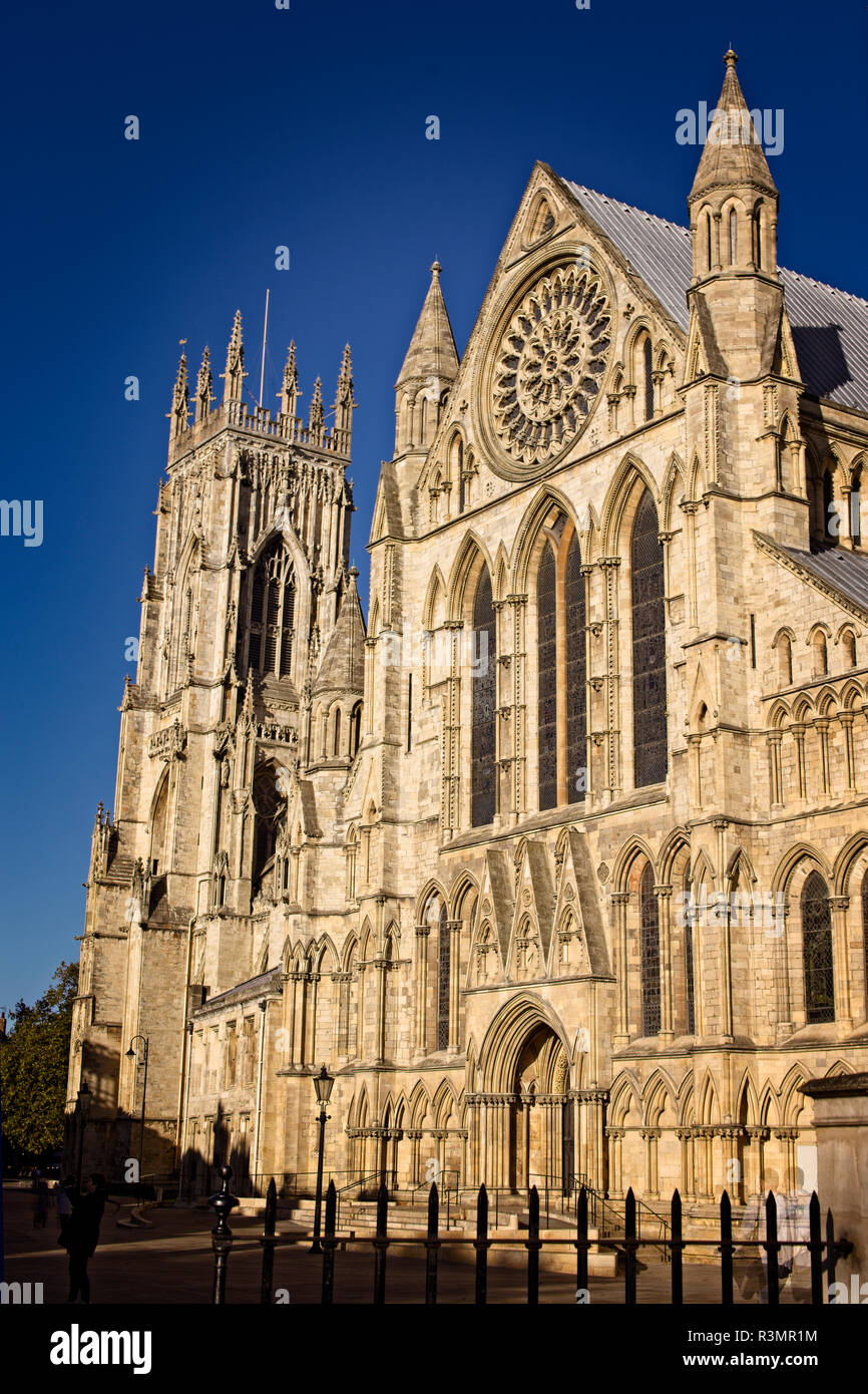 The East End and the Great East Window of York Minster, York, England ...