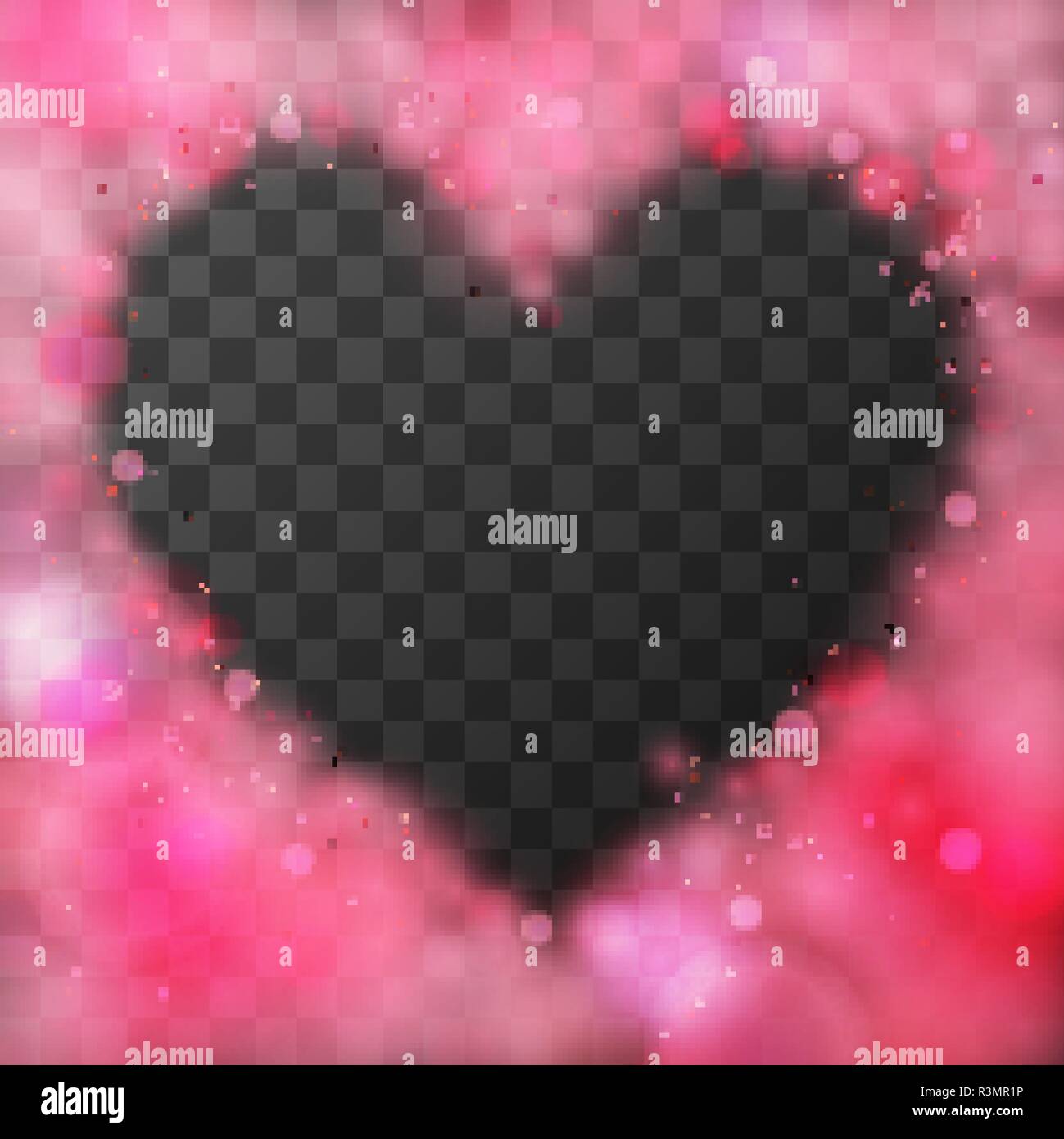 Frame made beautiful pink Stock Vector Images - Alamy
