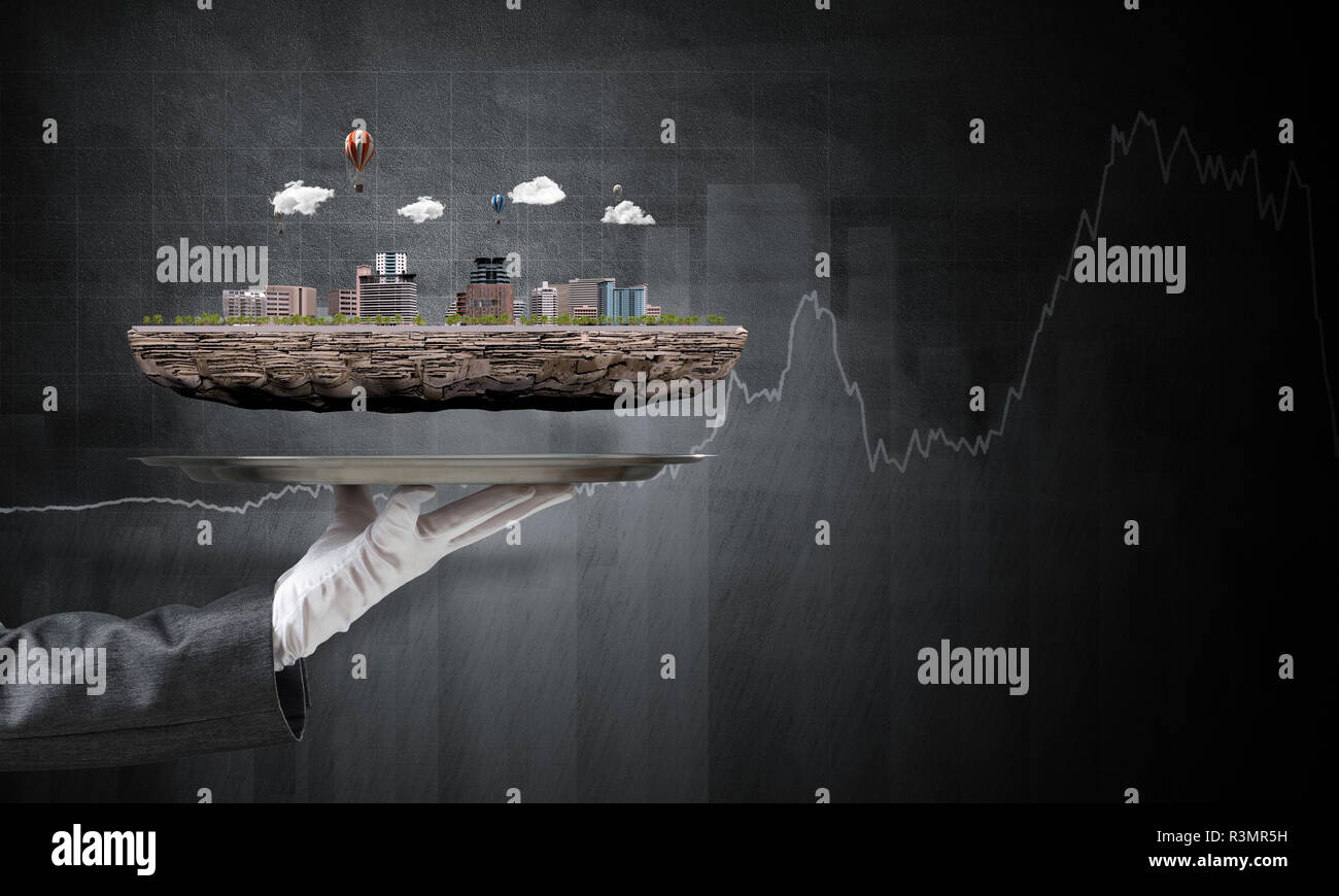 Concept of modern urban development Stock Photo - Alamy