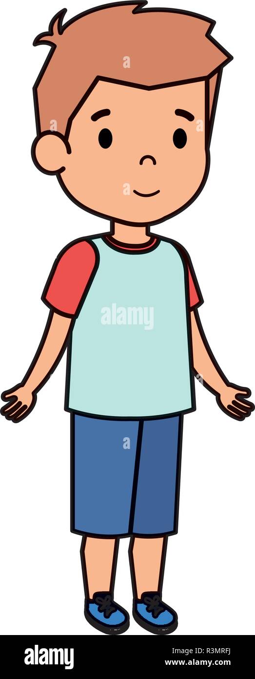 cute little boy character Stock Vector Image & Art - Alamy