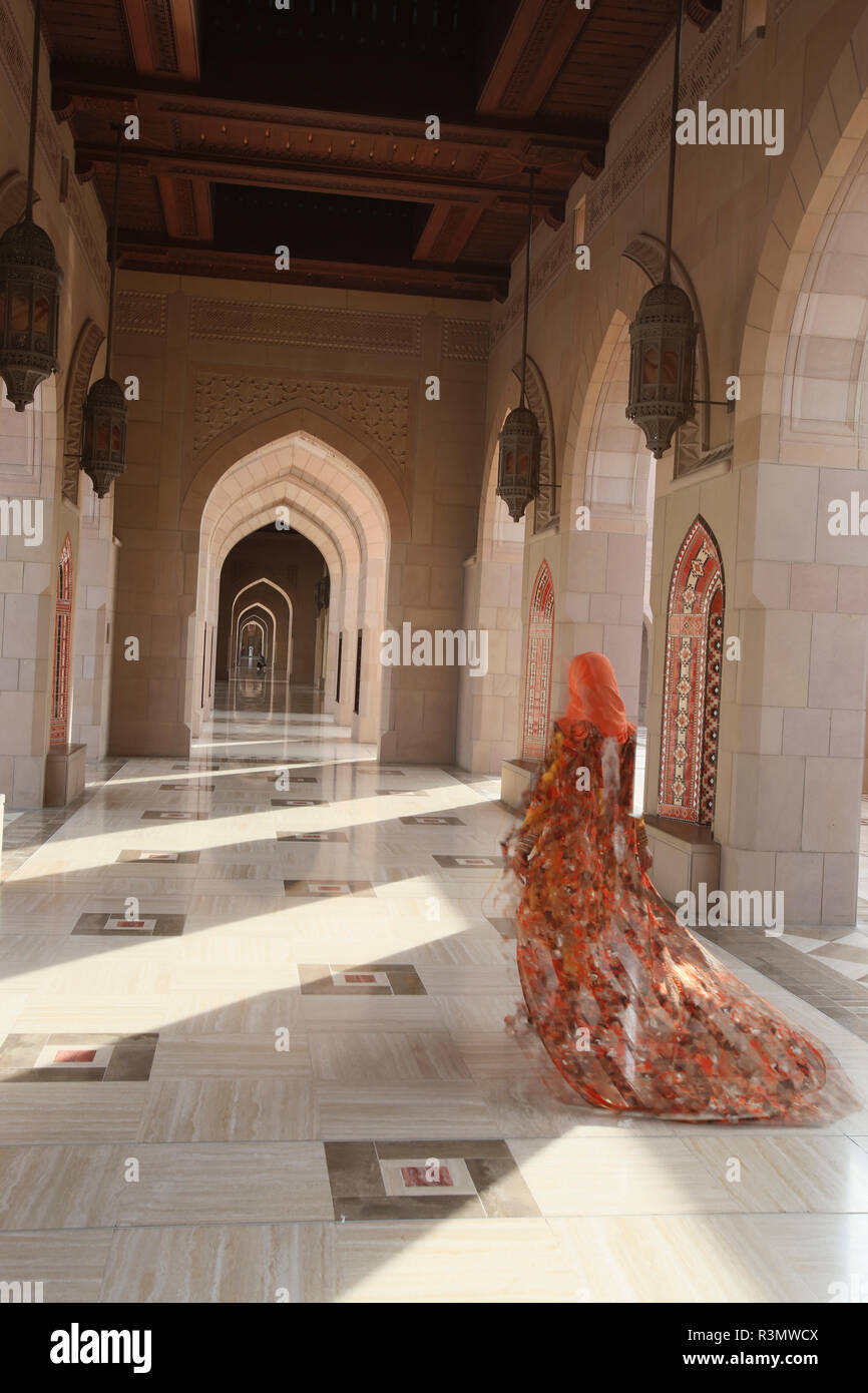 Sultan Qaboos Grand Mosque. Muscat, Oman (MR Stock Photo - Alamy