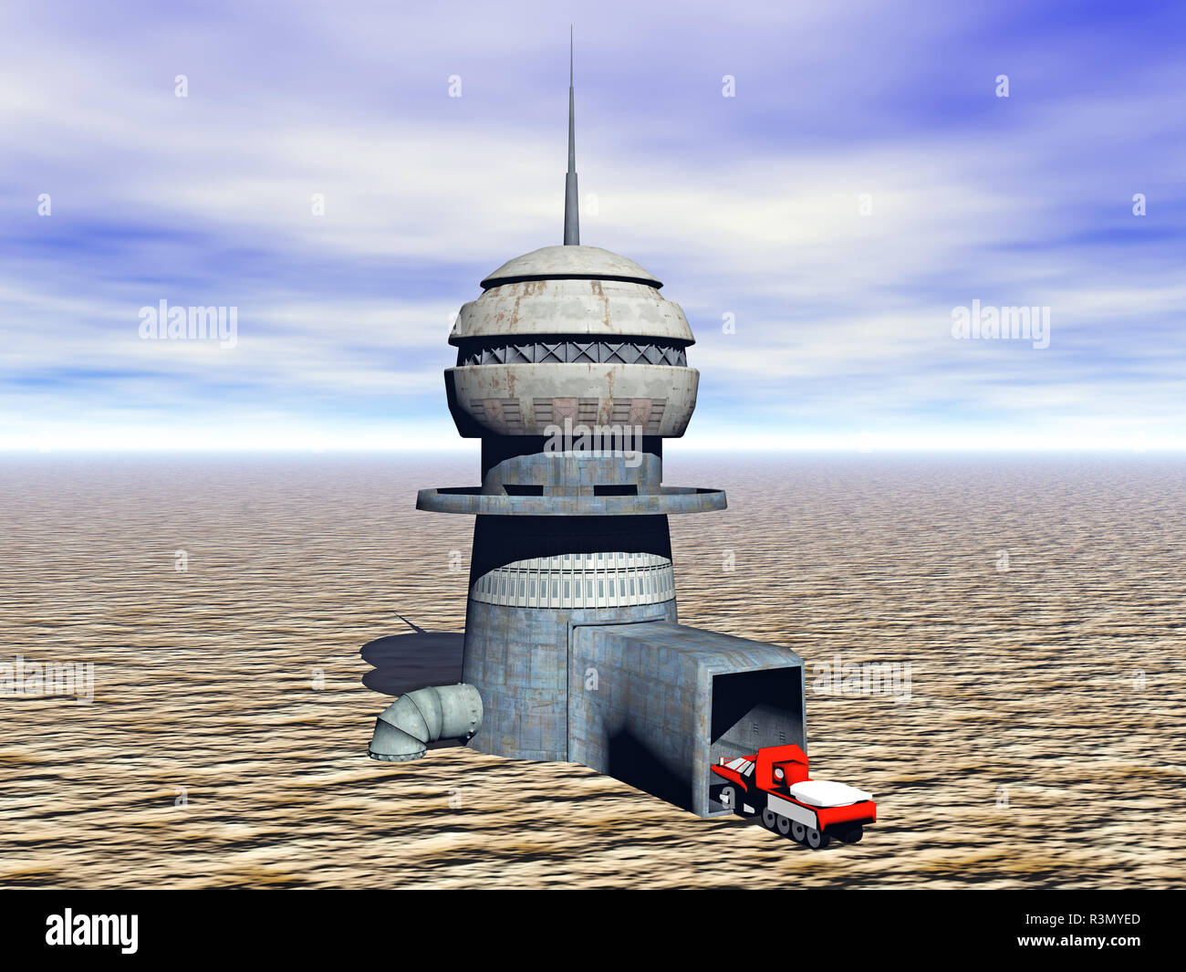 military base in the desert Stock Photo - Alamy