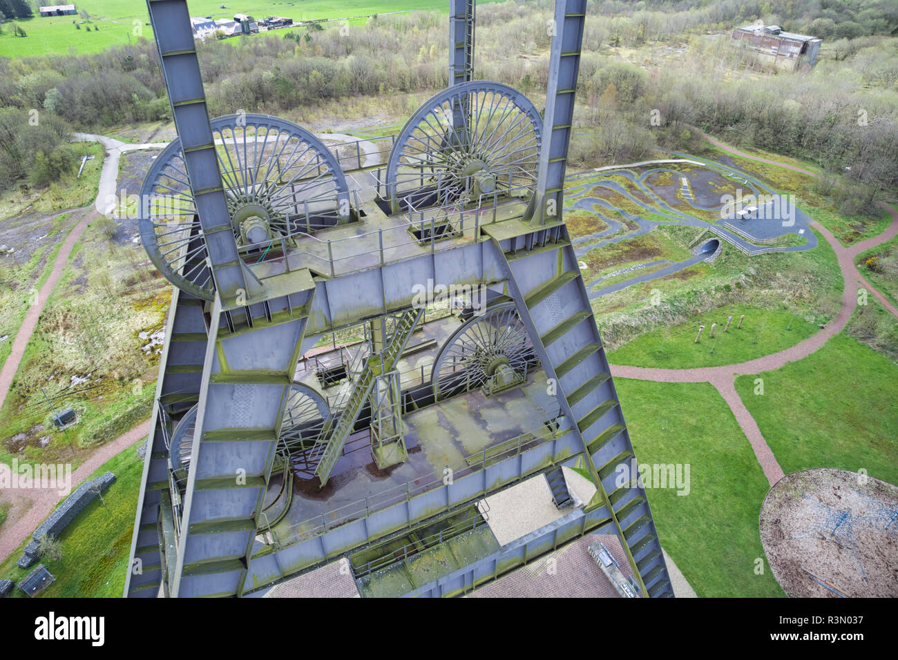 The Barony A Frame Colliery Site Stock Photo - Alamy