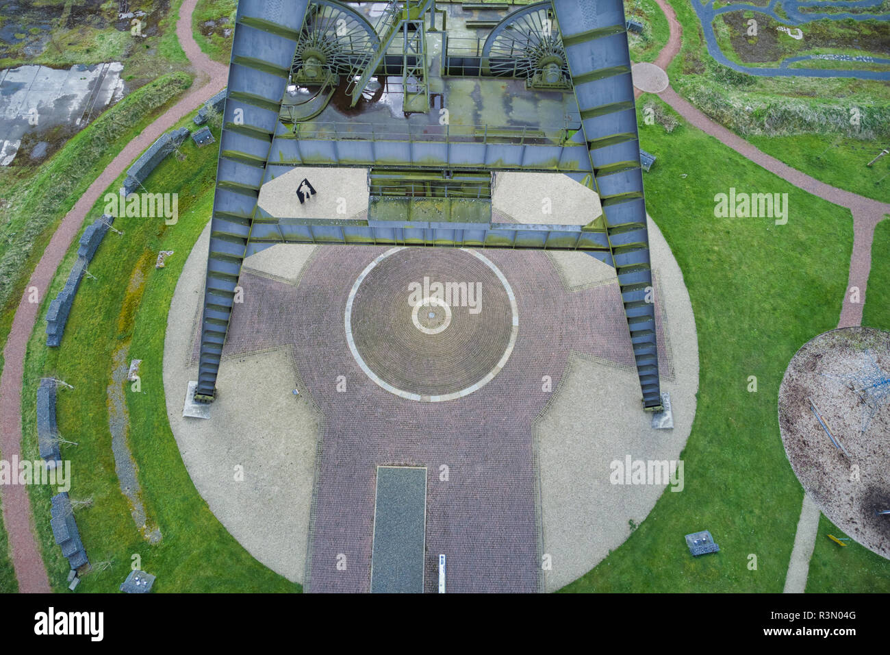 The Barony A Frame Colliery Site Stock Photo - Alamy