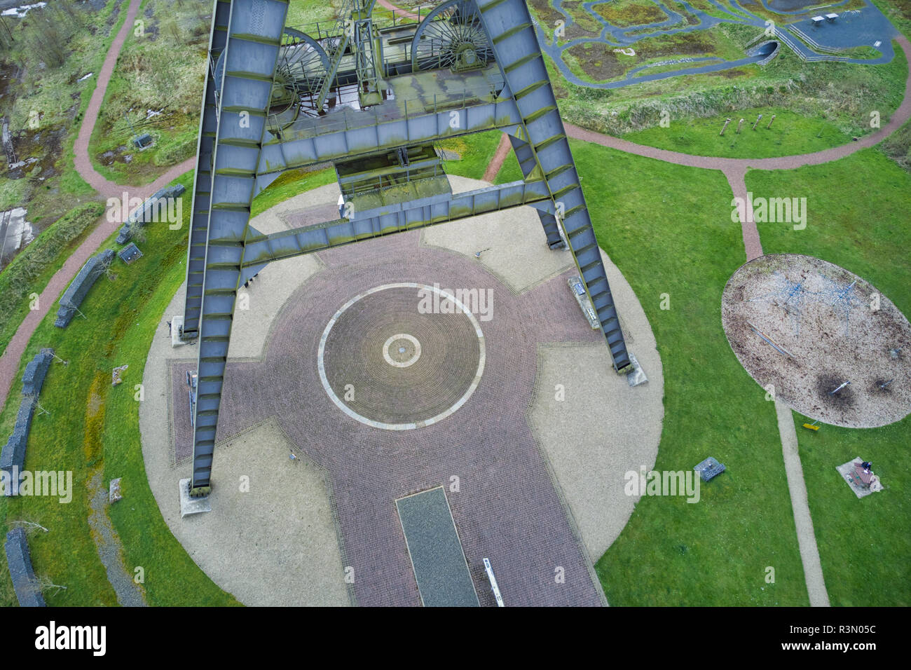 The Barony A Frame Colliery Site Stock Photo - Alamy