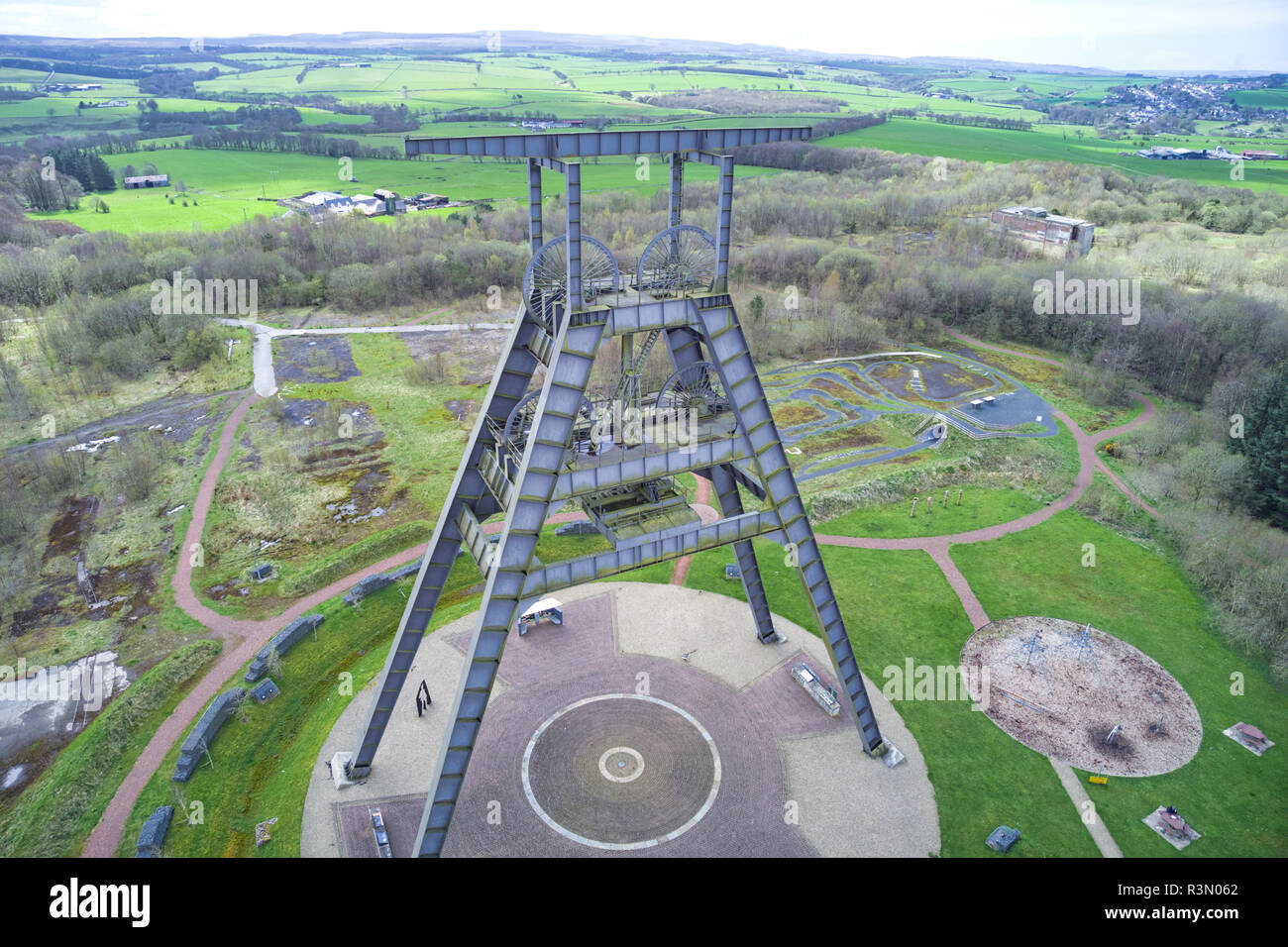 The Barony A Frame Colliery Site Stock Photo - Alamy