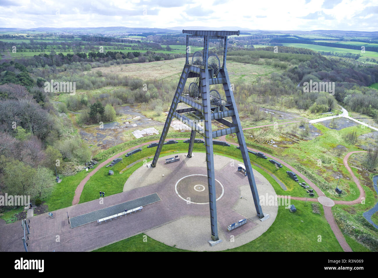 The Barony A Frame Colliery Site Stock Photo - Alamy