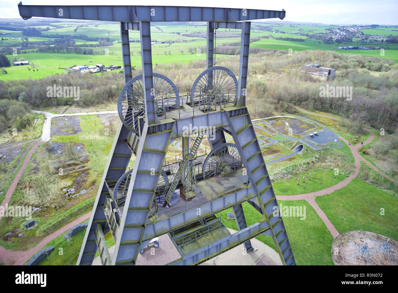 The Barony A Frame Colliery Site Stock Photo - Alamy