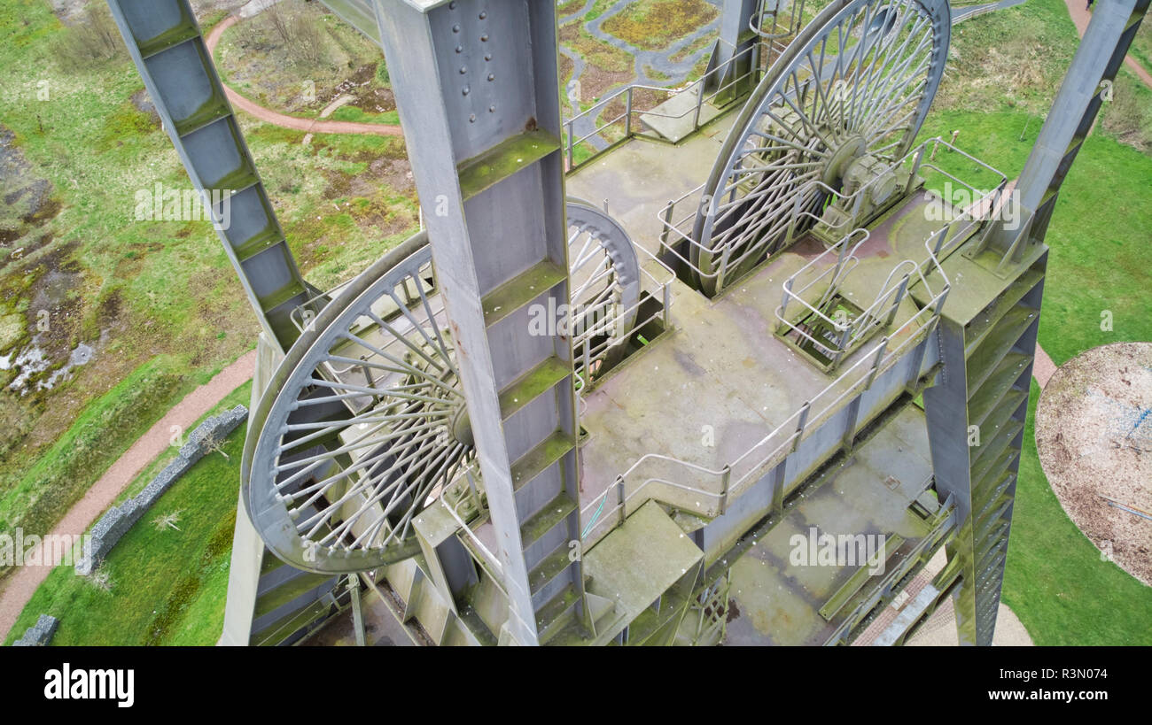 The Barony A Frame Colliery Site Stock Photo - Alamy