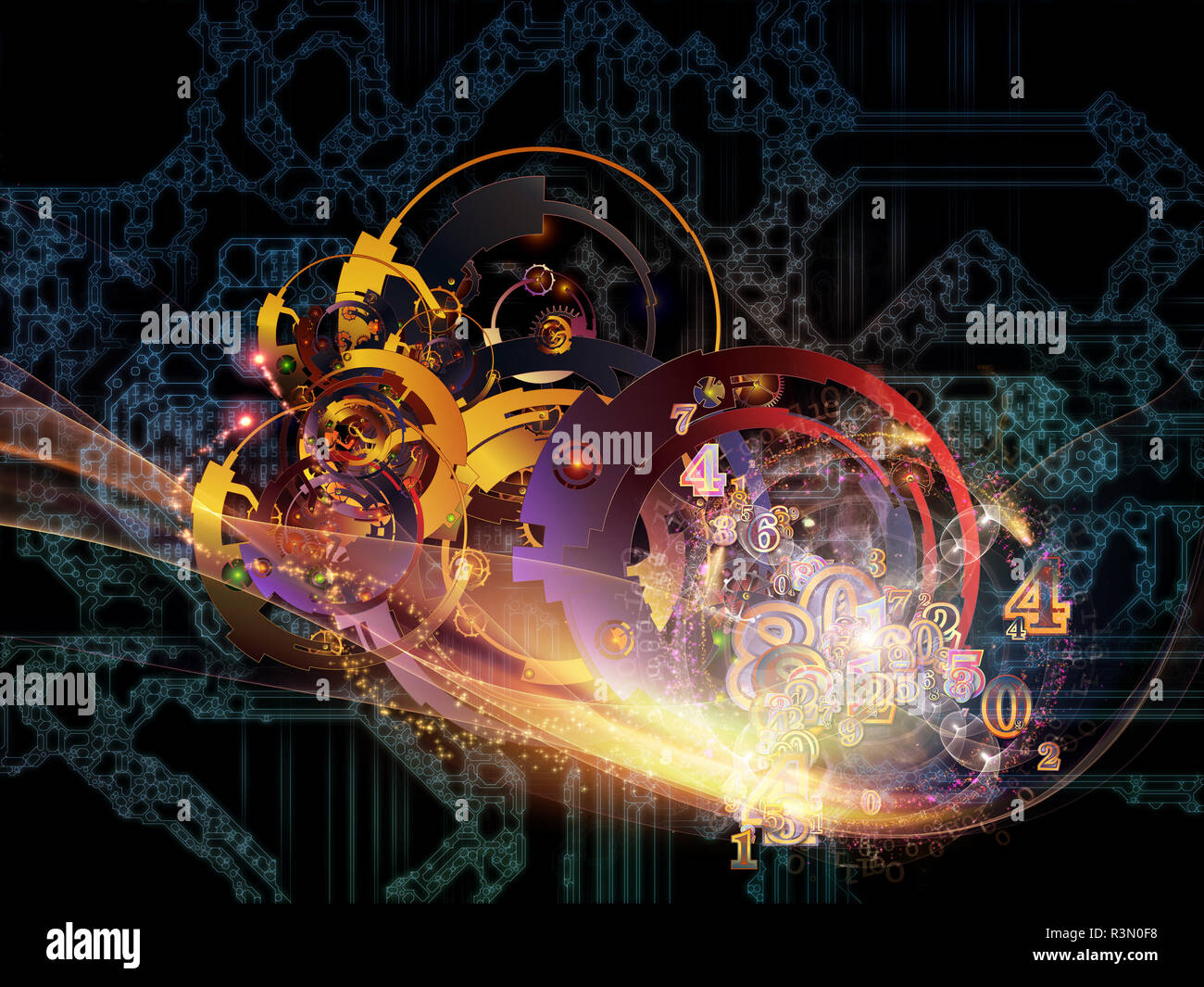 Texture metaphor section technology hi-res stock photography and images ...