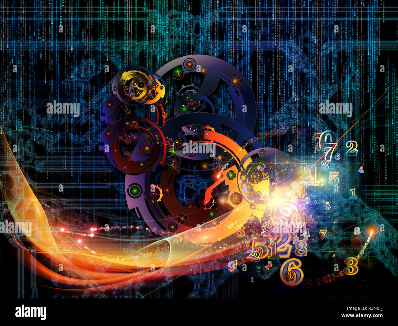Texture metaphor section technology hi-res stock photography and images ...