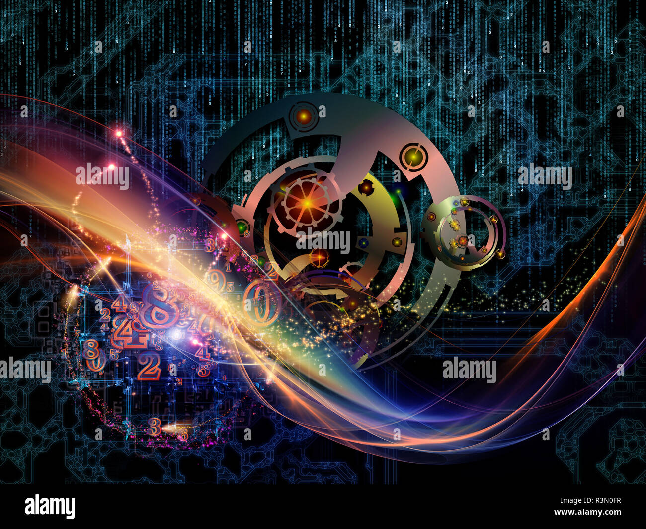Texture metaphor section technology hi-res stock photography and images ...