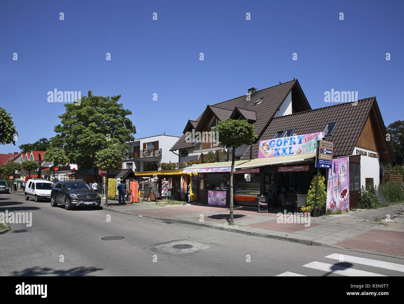 View of Jastarnia. Hel Peninsula. Poland Stock Photo - Alamy