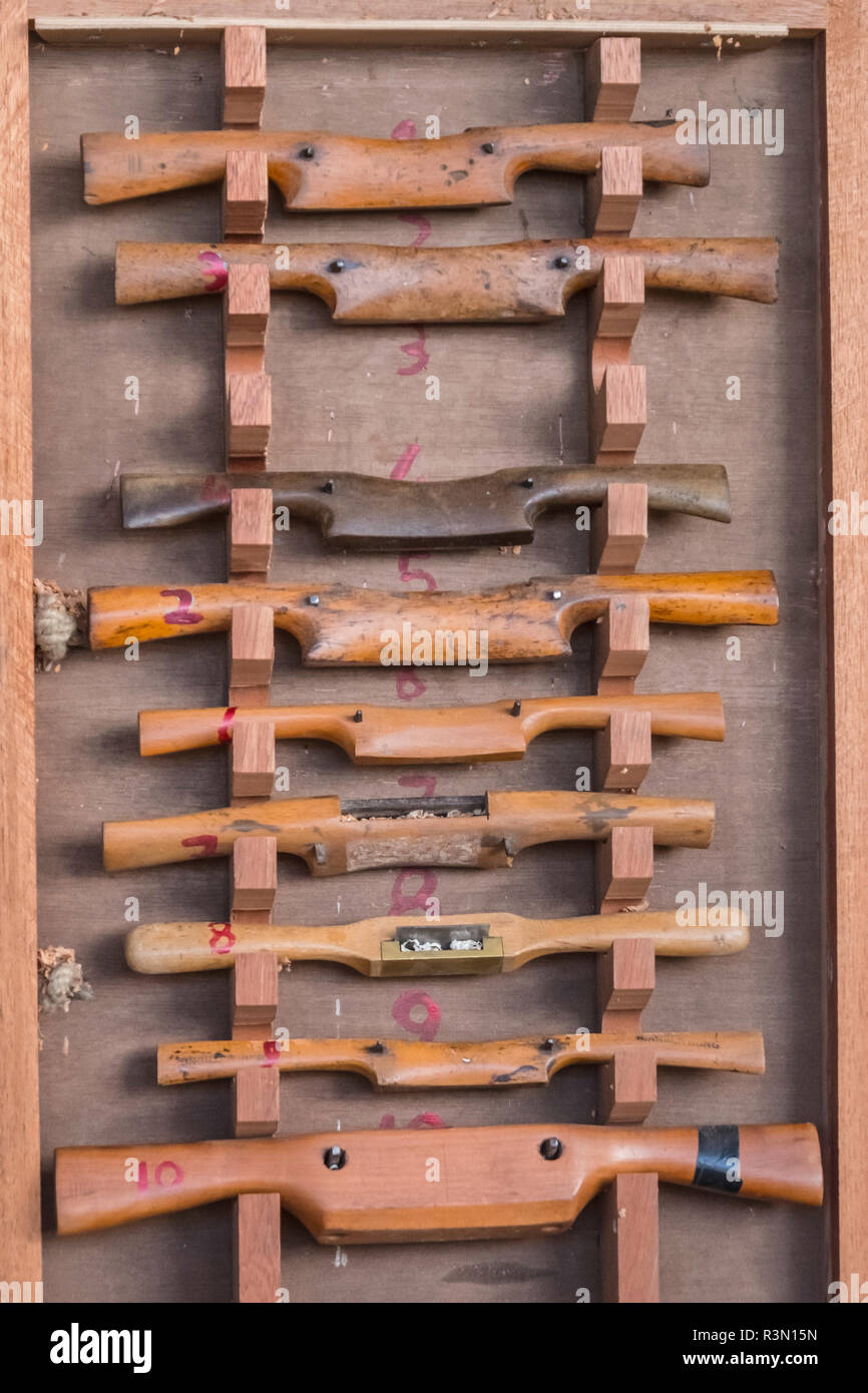 A box full of spokeshaves Stock Photo - Alamy