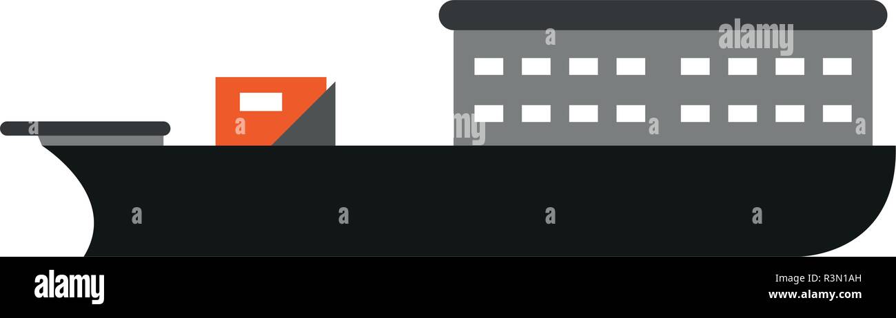 Freighter ship boat isolated Stock Vector Image & Art - Alamy