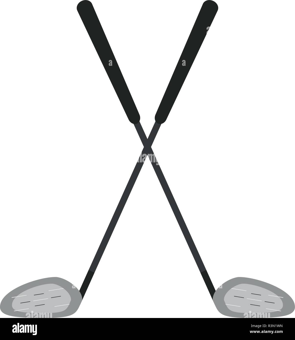 Crossed clubs Stock Vector Images - Alamy