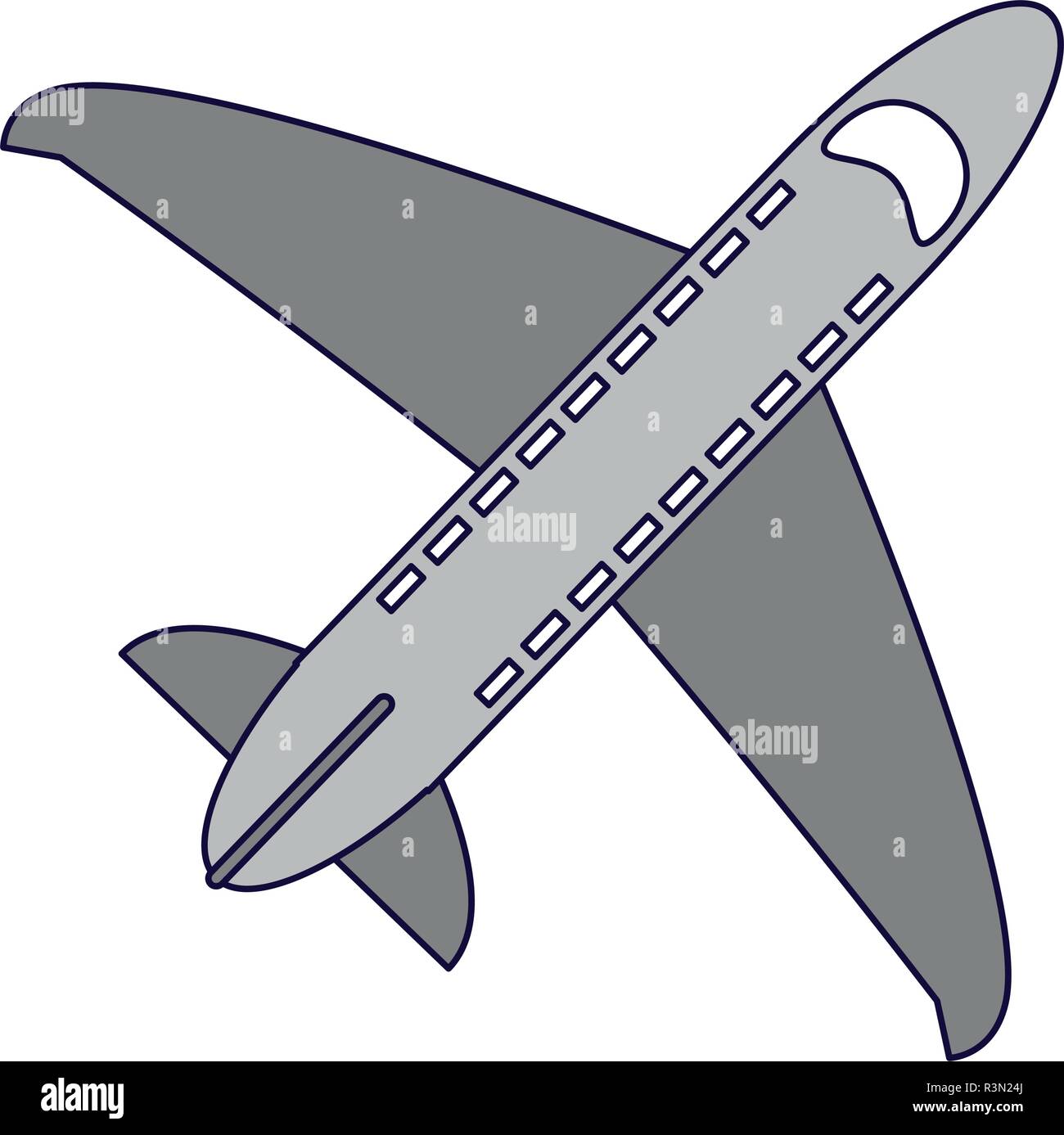 Airplane jet symbol Stock Vector Image & Art - Alamy