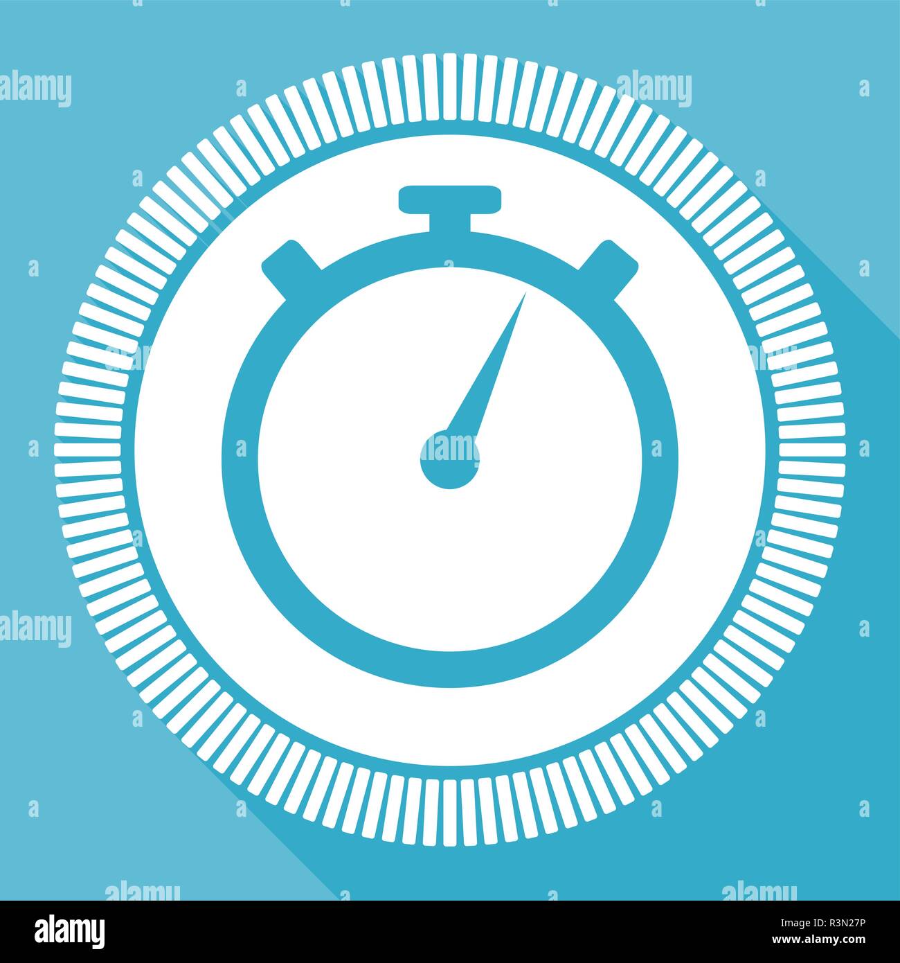 sport speed stopwatch icon blue flat design vector illustration in eps ...