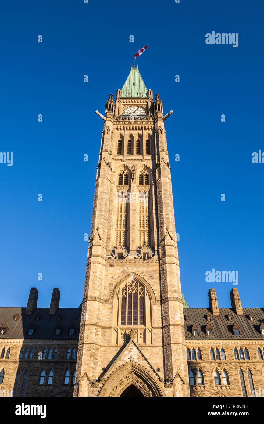 Canada, Ontario, Ottawa, Canadian Parliament Building, Peace Tower ...
