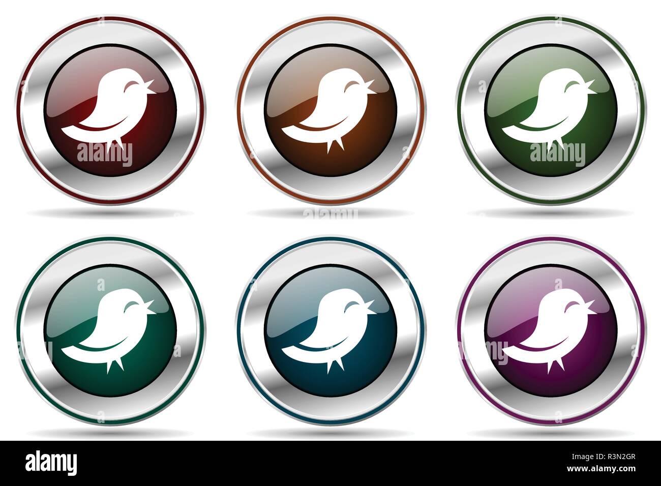 Twitter info Stock Vector Images - Alamy