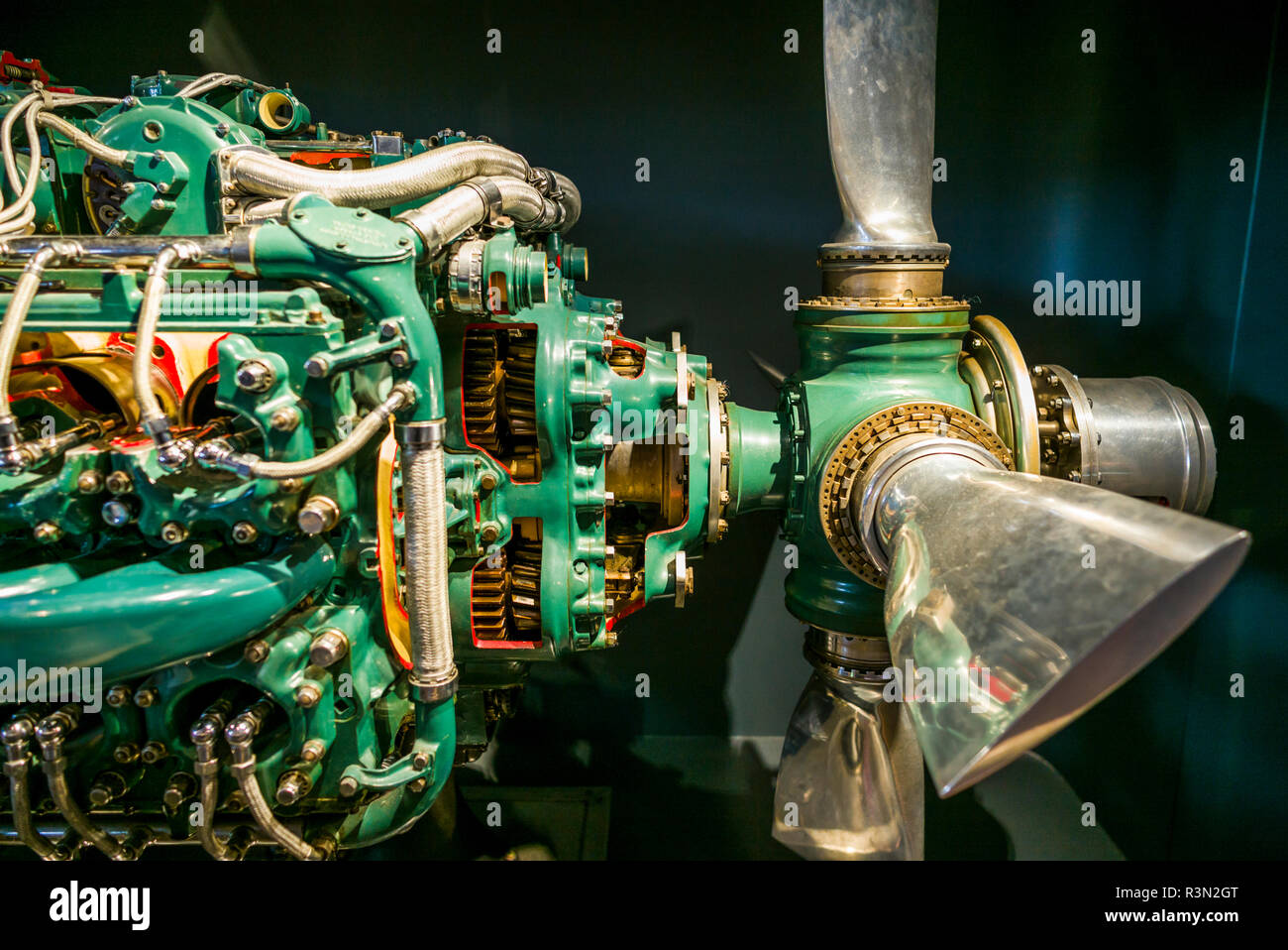Canada, Ontario, Ottawa, Canadian Museum of Aviation, WW2-era, Sabre ...
