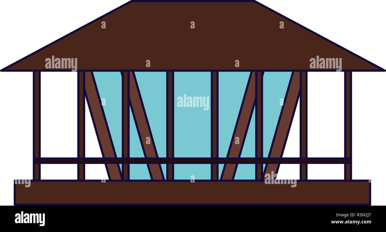 Beach kiosk building Stock Vector Image & Art - Alamy