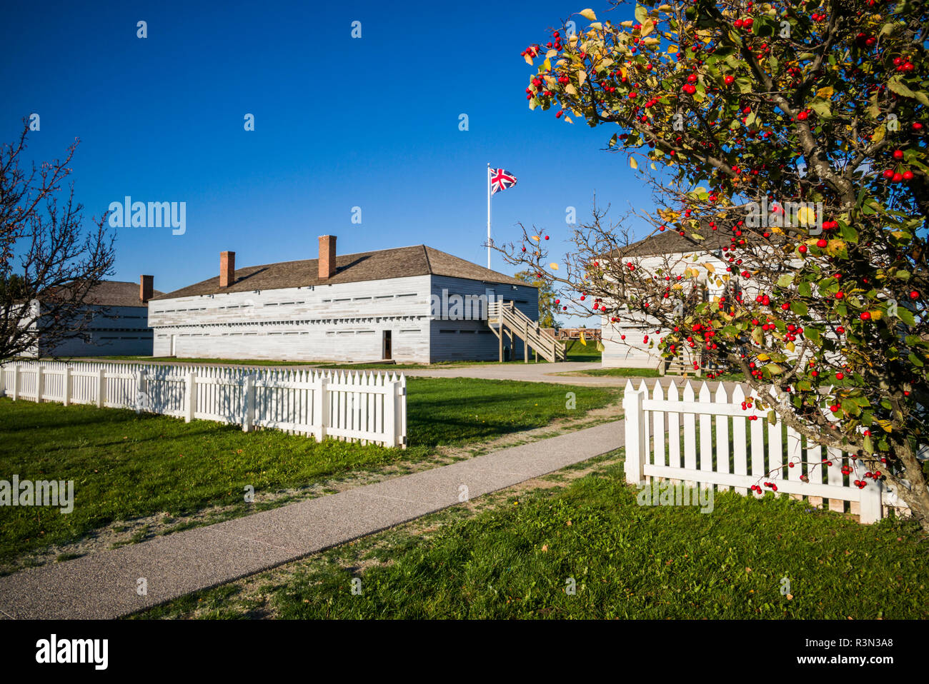 Canada, Ontario, Niagara on the Lake, Fort George (1797) fort interior ...