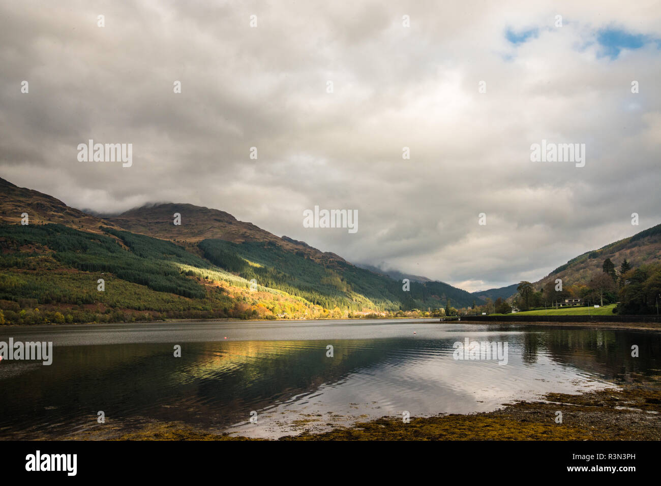 reflection on the loch Ray Boswell Stock Photo - Alamy