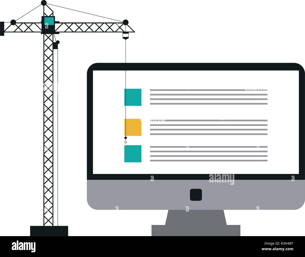 Website under construction Stock Vector Image & Art - Alamy