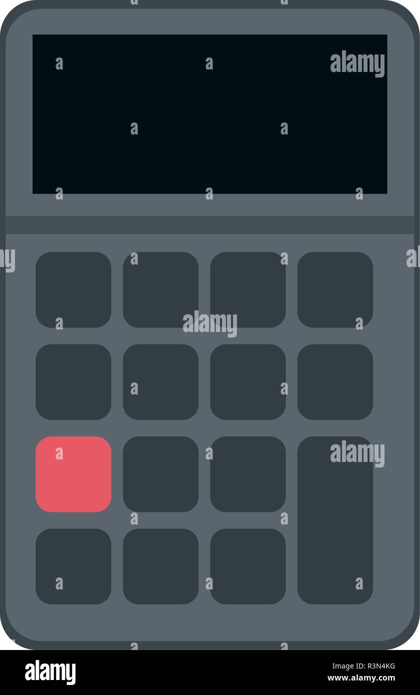 Calculator buttons interface symbol Stock Vector Images - Alamy