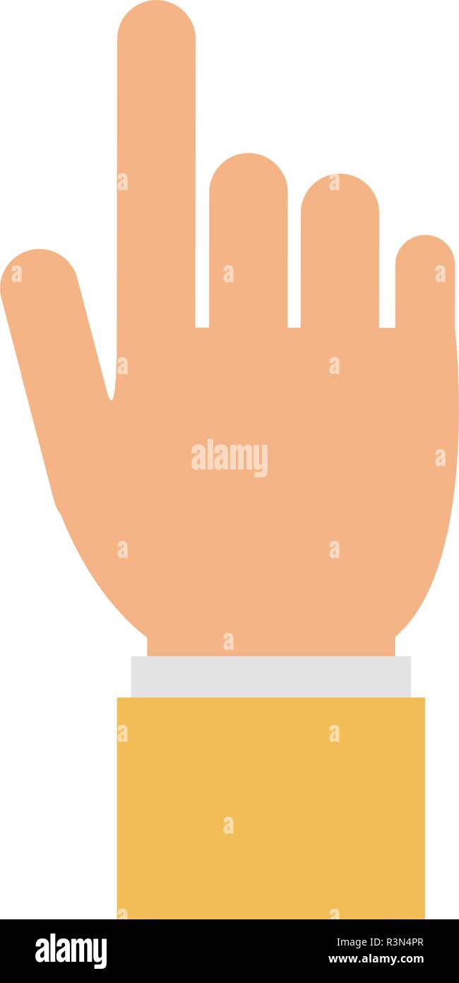 Hand pointing up Stock Vector Image & Art - Alamy