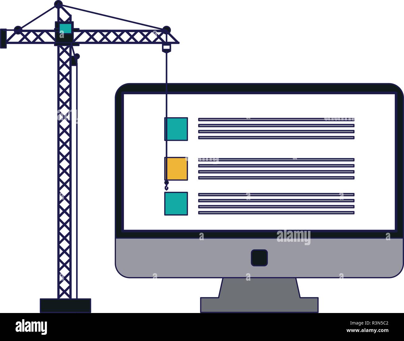 Website under construction Stock Vector Image & Art - Alamy