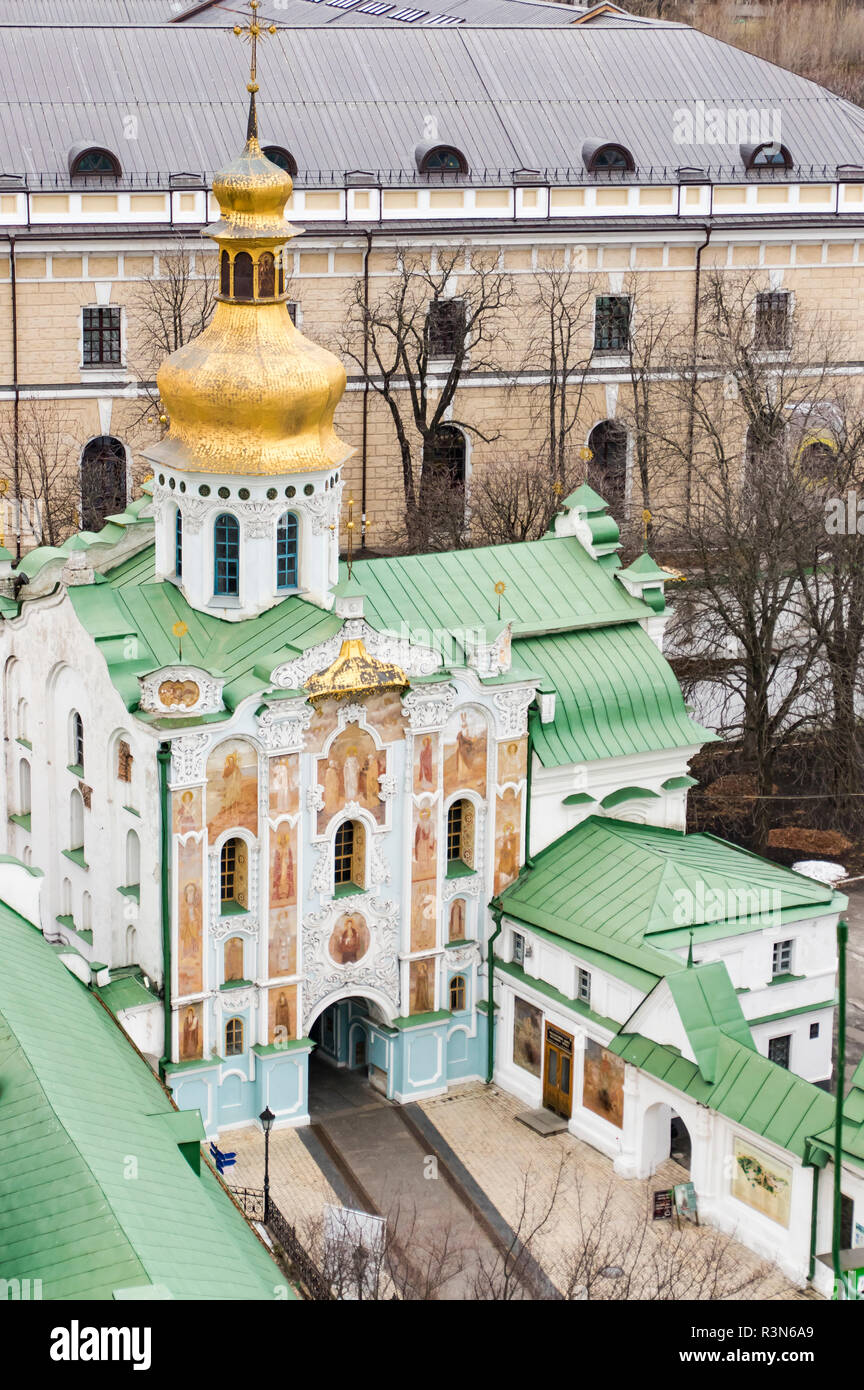 Entry gate to Pechersk Lavra (Monastery of the Caves), Kiev, Ukraine ...