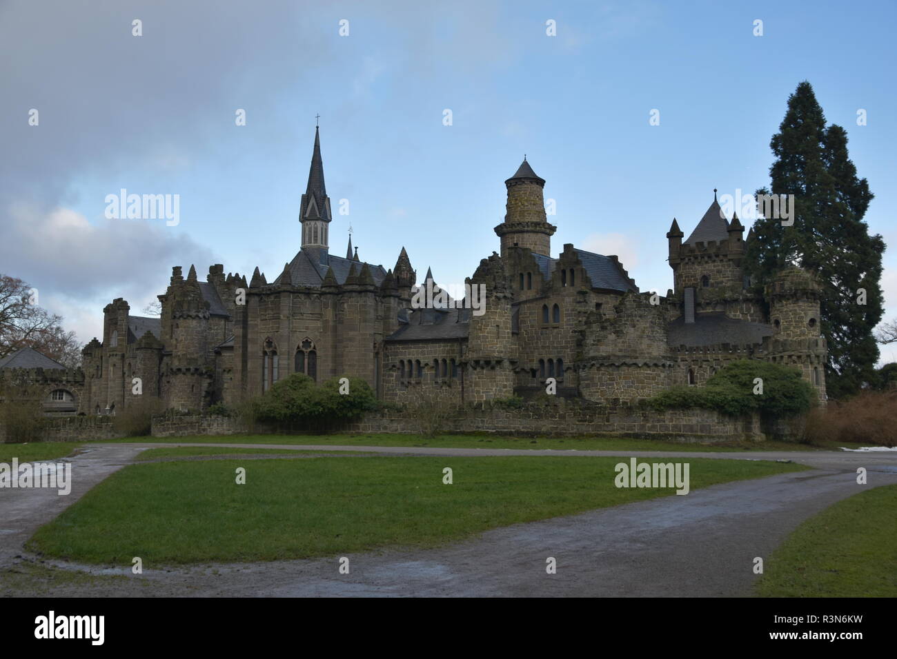 the lion castle in kassel northern hesse Stock Photo - Alamy