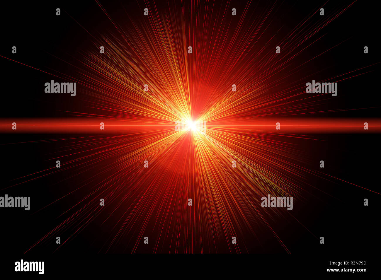 red laser beam Stock Photo - Alamy