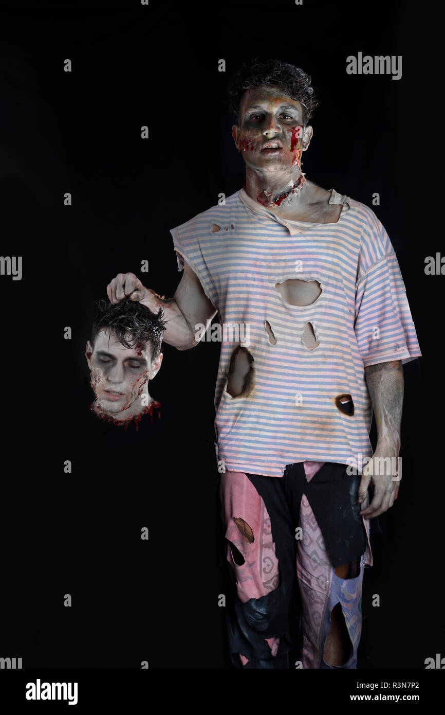 Halloween zombie man giving hi-res stock photography and images - Alamy