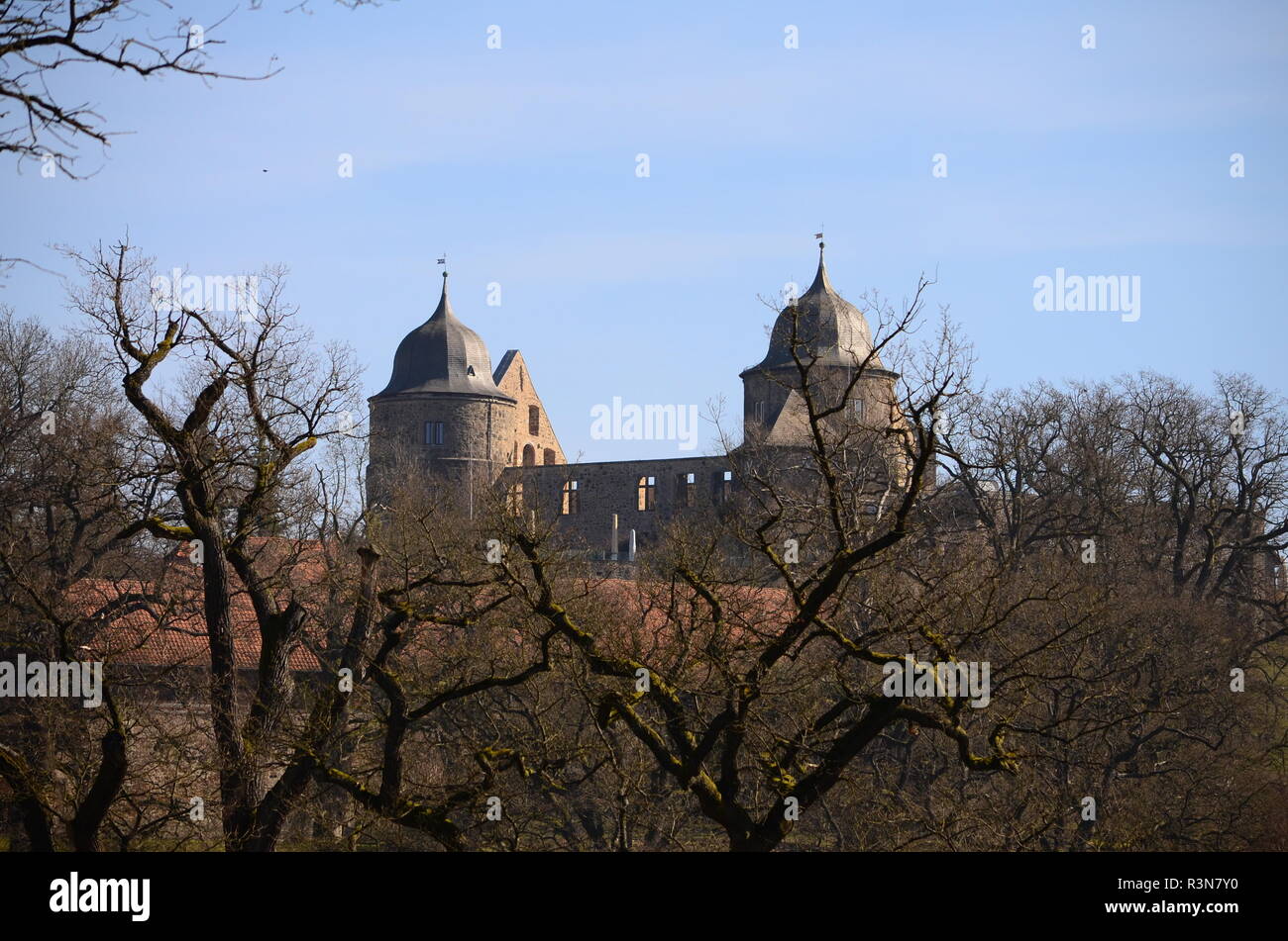 sababurg castle in northern hesse Stock Photo - Alamy