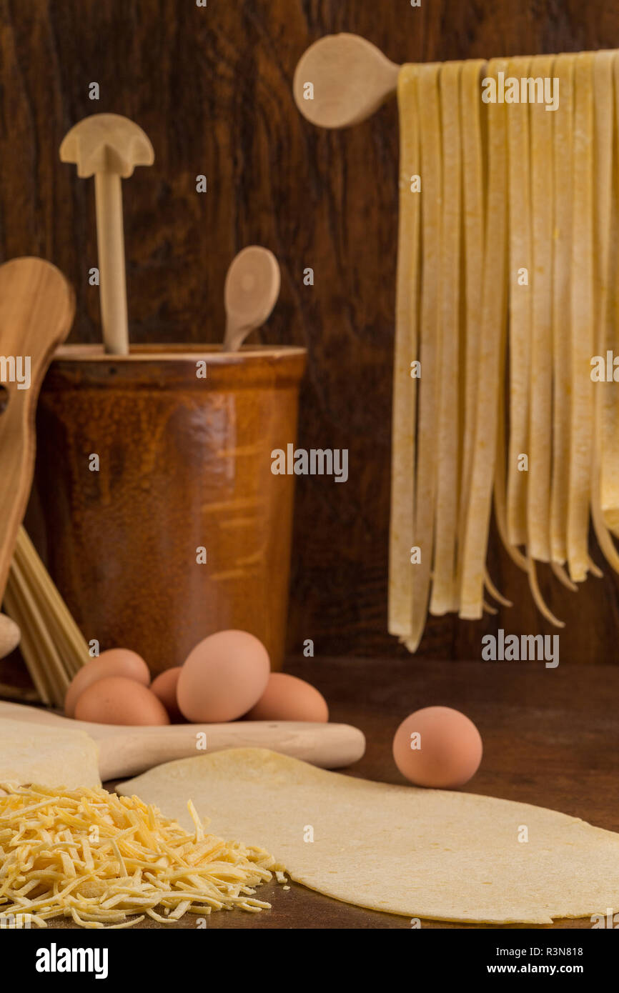 making pasta itself Stock Photo - Alamy