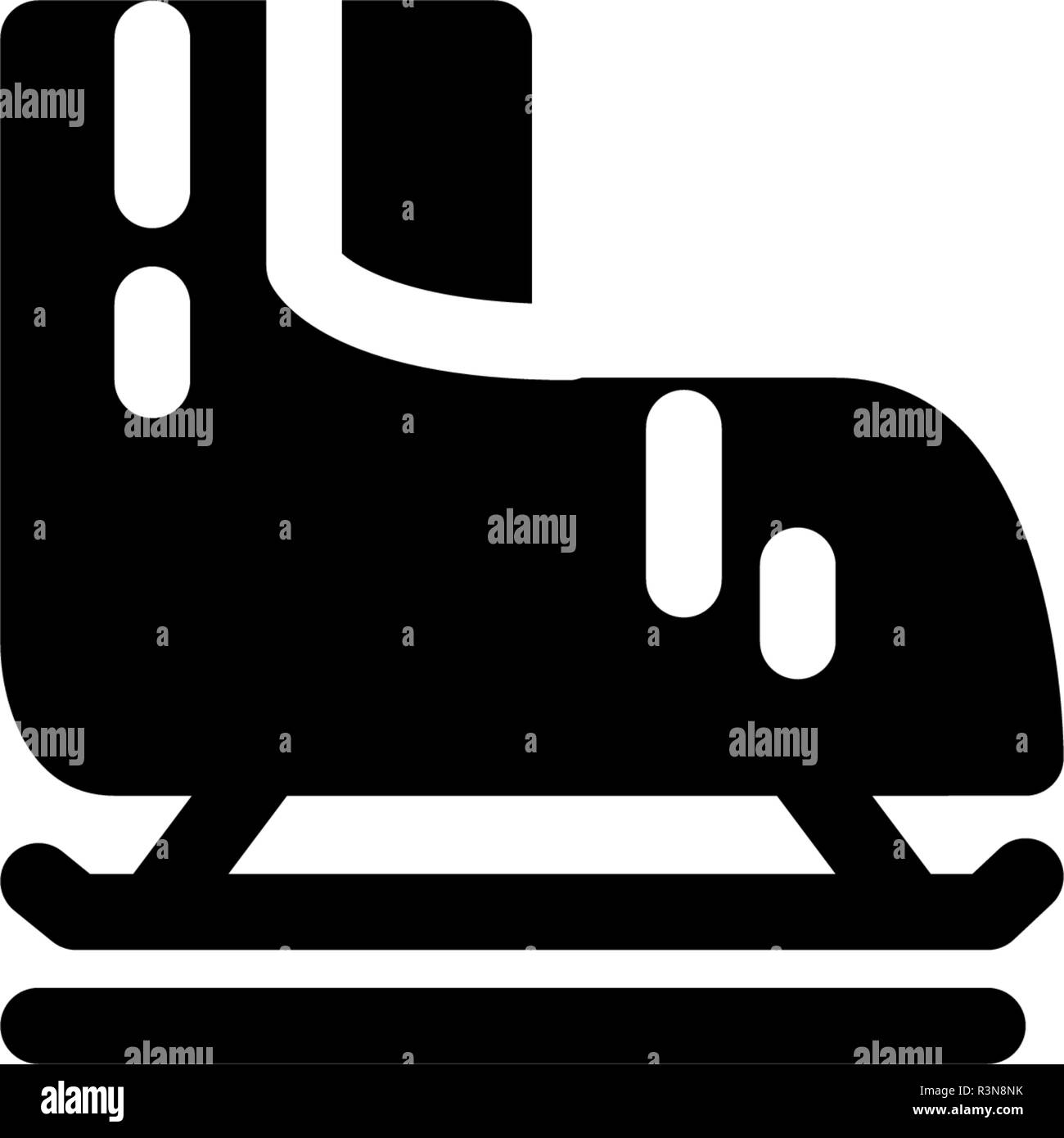 Ice skates vector vectors Black and White Stock Photos & Images - Alamy