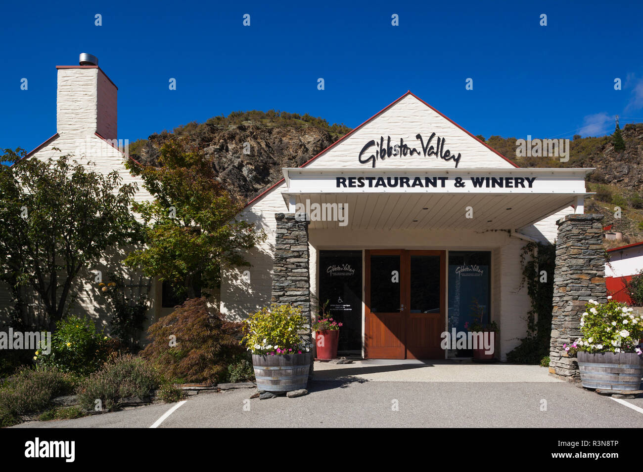 New Zealand, South Island, Otago, Gibbston, Gibbston Valley Winery ...