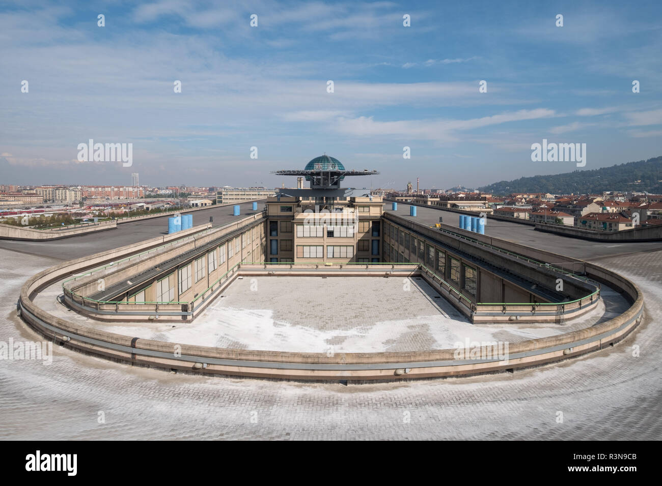 Old Fiat Factory in Turin Italy, built in 1920s, recently renovated by ...