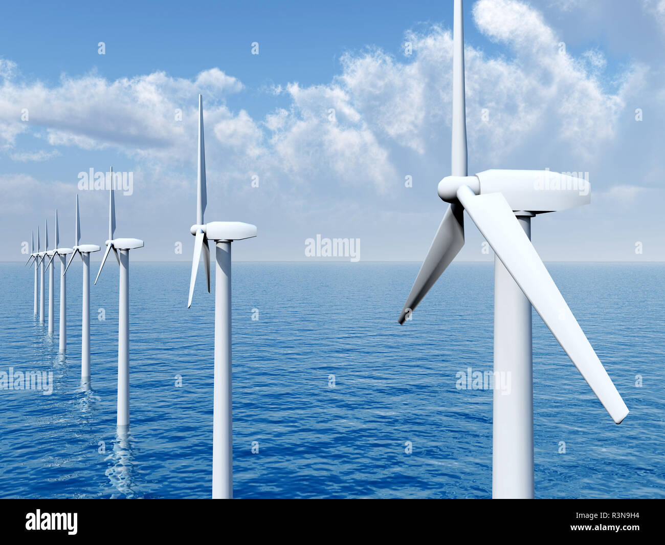 offshore wind farm Stock Photo - Alamy