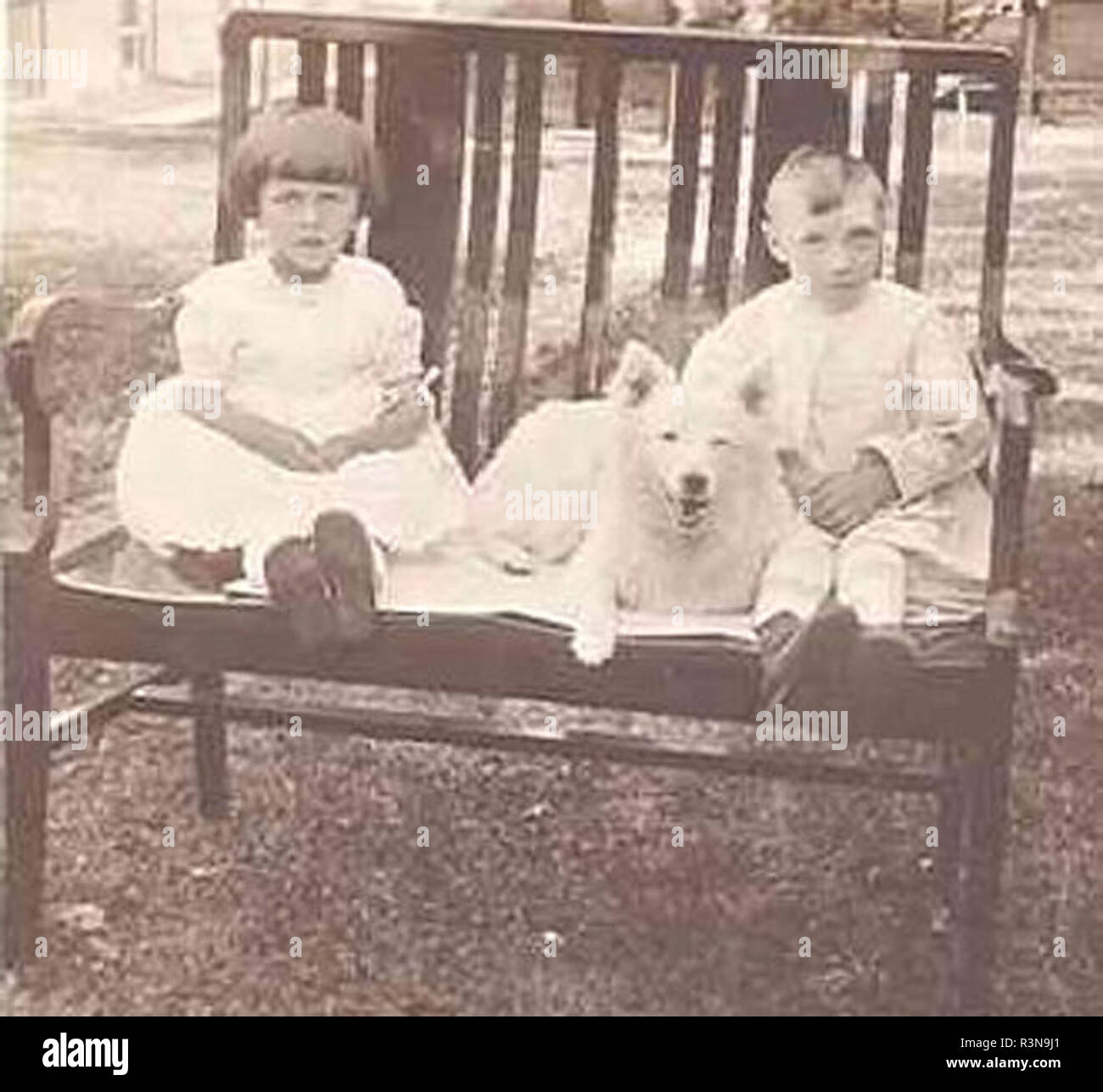 vintage classic Victorian image featuring children Stock Photo - Alamy