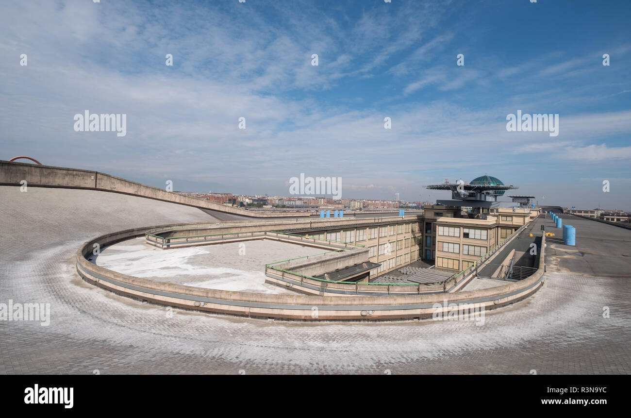 Turin lingotto fiat factory racetrack hi-res stock photography and ...