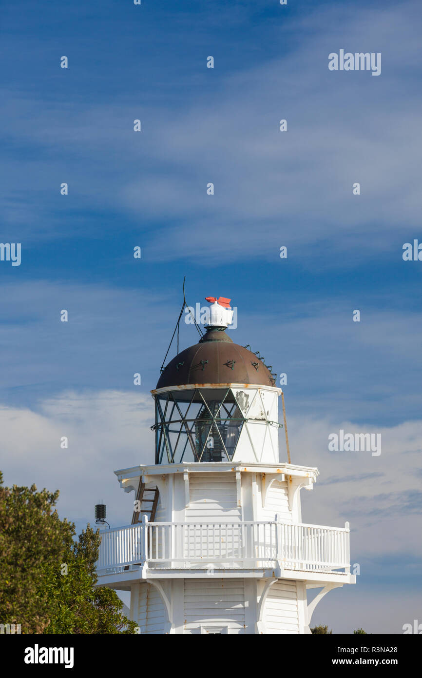 New Zealand, South Island, Otago, Moeraki, Katiki Point Lighthouse ...